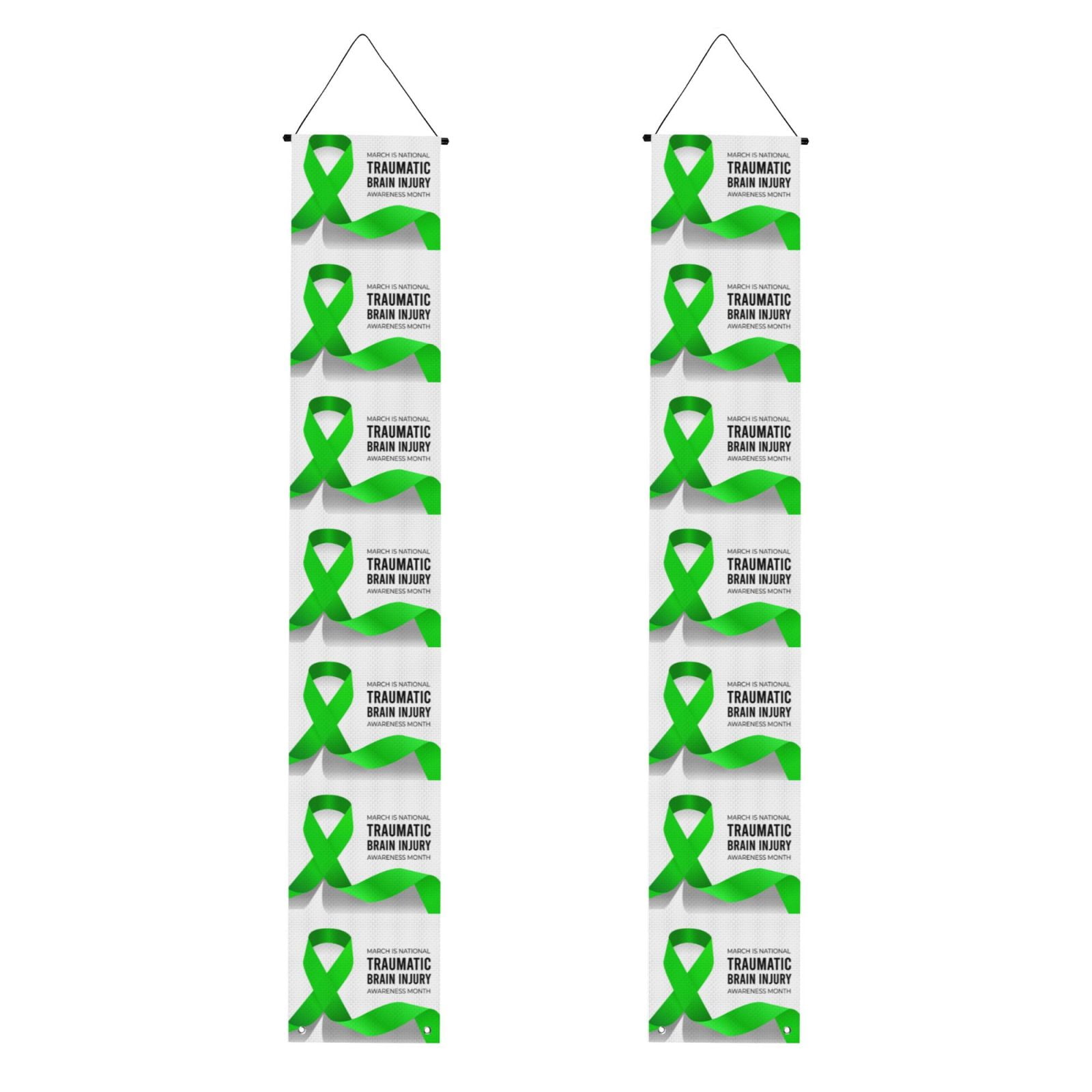 Traumatic Brain Injury Awareness Month Door Banner Decor Porch Banner ...