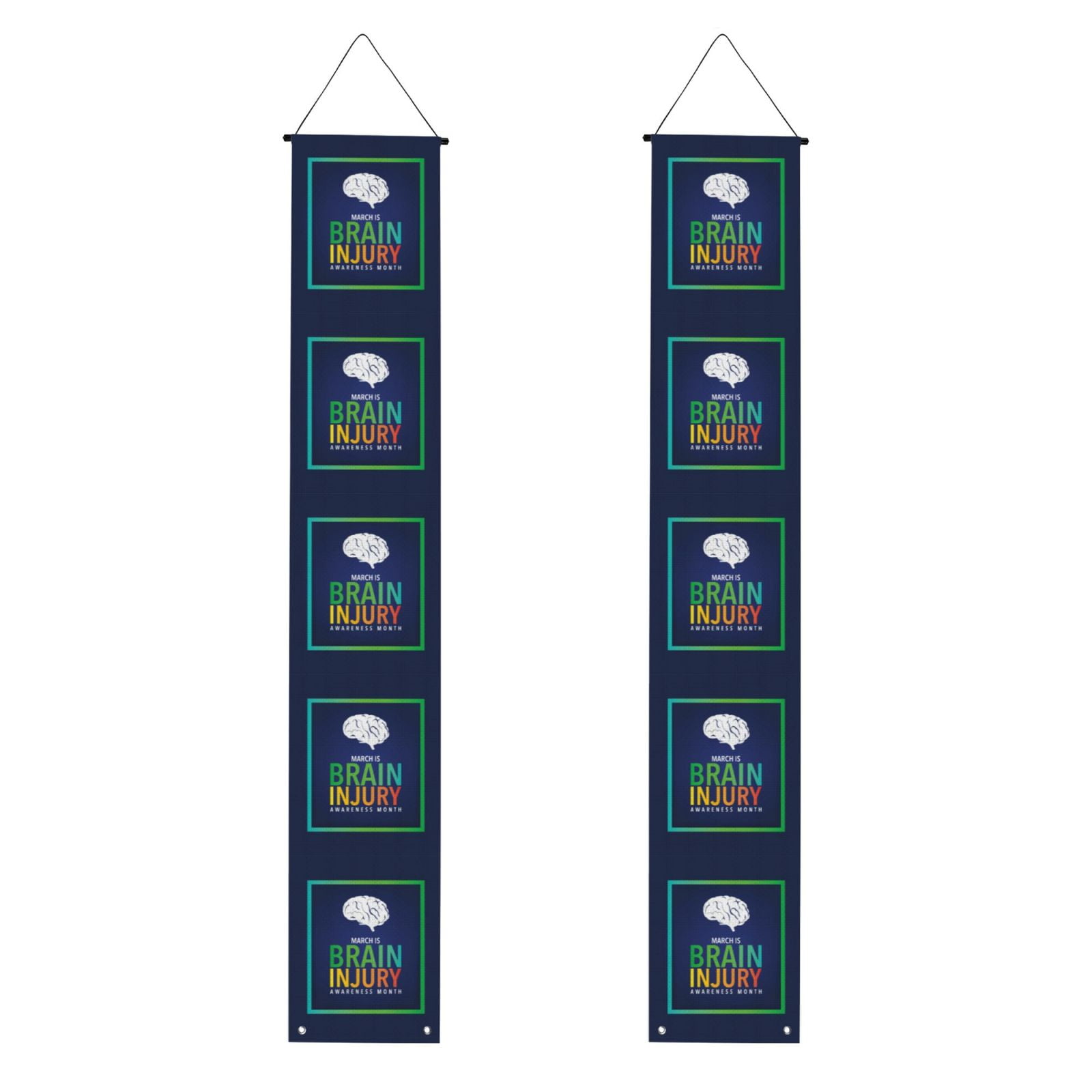 Traumatic Brain Injury Awareness Month Door Banner Decor Porch Banner ...