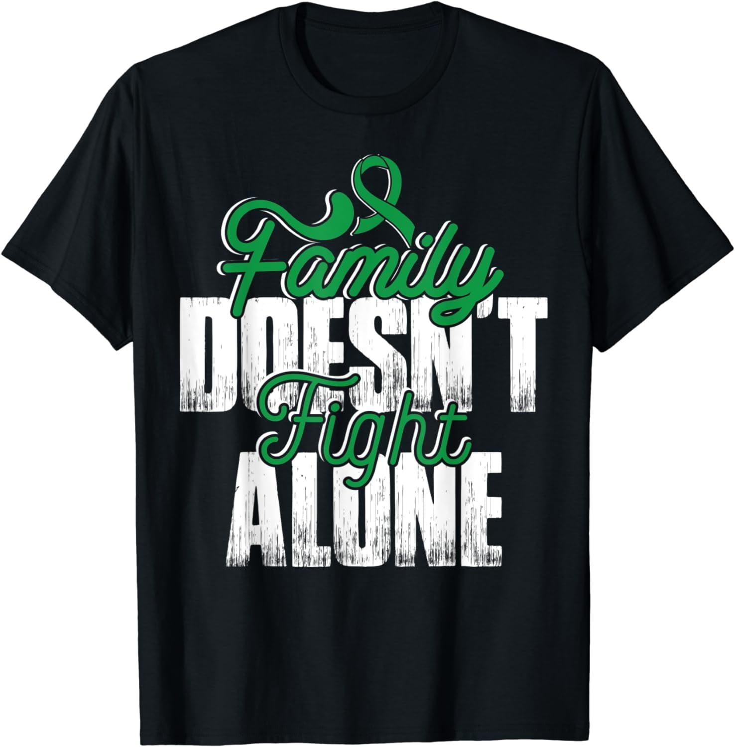 Traumatic Brain Injury Awareness Ribbon Family Support T-Shirt ...