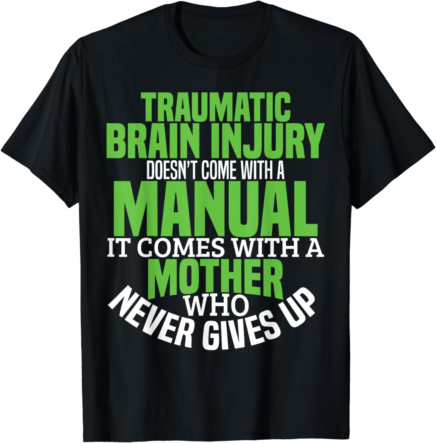 Traumatic Brain Injury TBI Awareness Survivor Mom Women Girl T-Shirt ...
