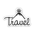 Travel - 8" Vinyl Sticker - For Car Laptop I-Pad - Waterproof Decal ...