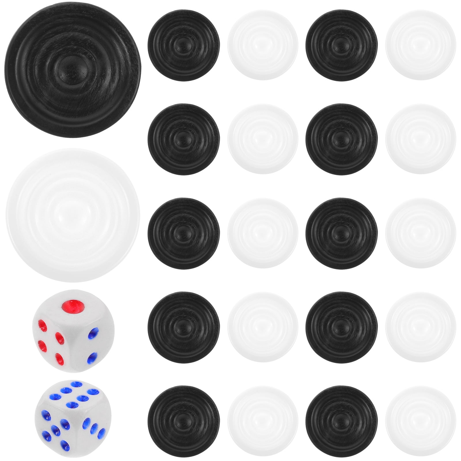 Travel Accessories Plastic Checkers Backgammon Game Accessory Chess ...