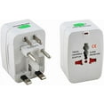 Travel Adapter, Universal All-in-one Worldwide International Travel Plug Converter-USA EU AUS/NZ ...