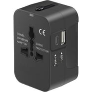 MaxWorks 80173 Portable Universal All-In-One Power Travel Plug Adapter ...