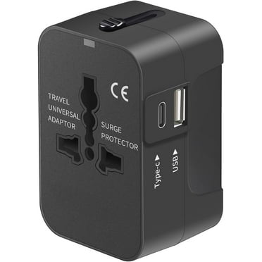 Zsyiiiiii Universal Plug Adapter Travel Power Converter With 4 USB ...
