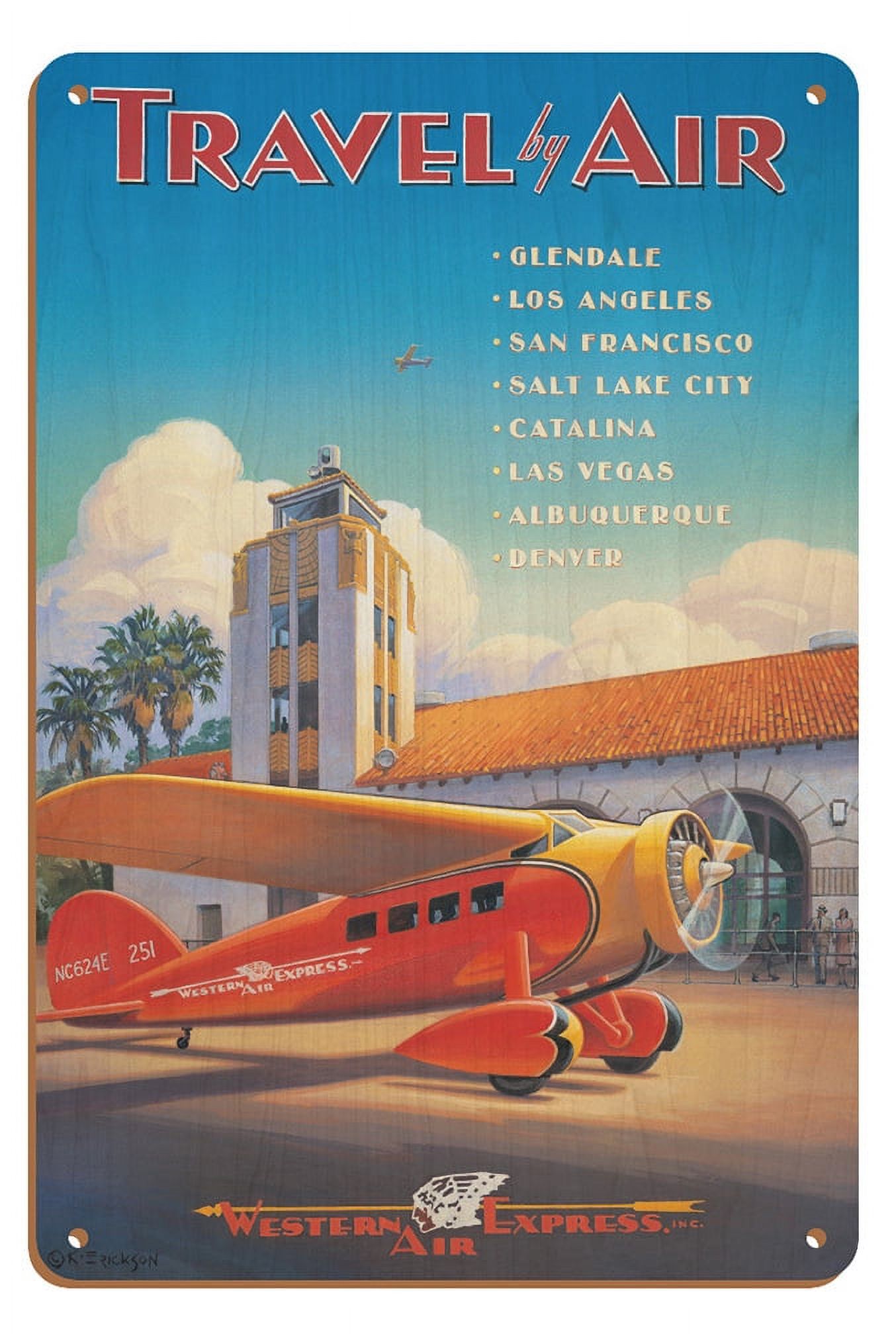 Travel by Air - Western Air Express - Glendale California - Grand ...