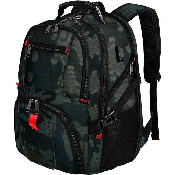 Travel Backpack, 50L Laptop Backpacks for Men Women, Water Resistant ...