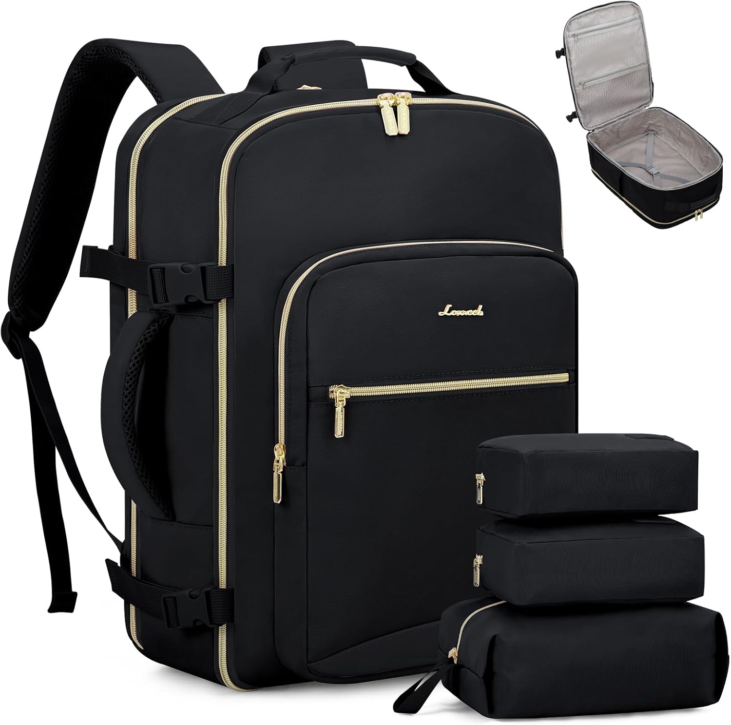 Travel Backpack Carry on Backpack, 40L Flight Approved Personal Item ...
