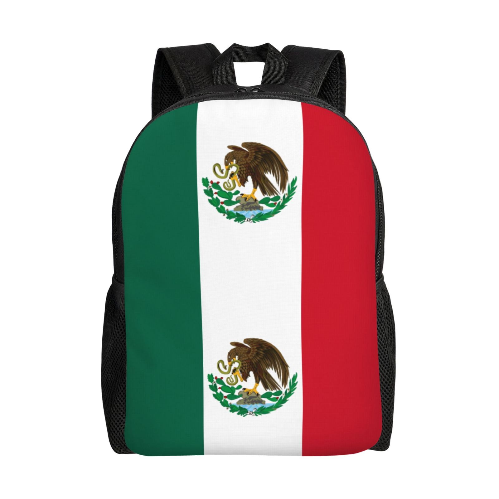 Travel Backpack For Women/Men Mexico Flag Carry On Backpack With Laptop ...