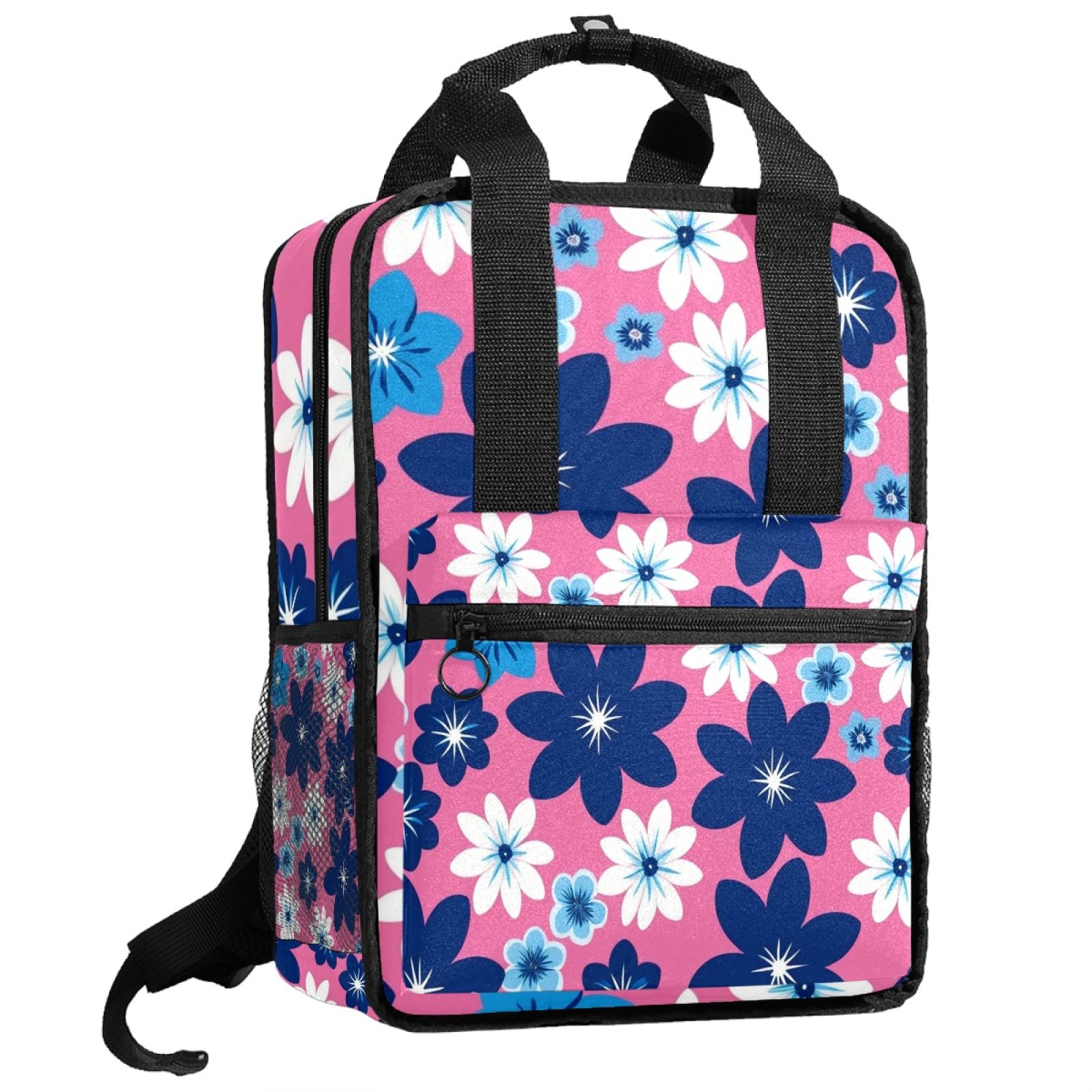Travel Backpack,Hiking Backpack,with Hand Strap,Hundred Flowers Daisy ...