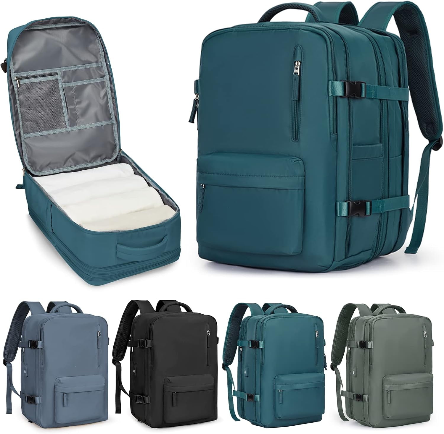 Travel Backpack with Pump for Women,Airback Personal Item Carry on ...