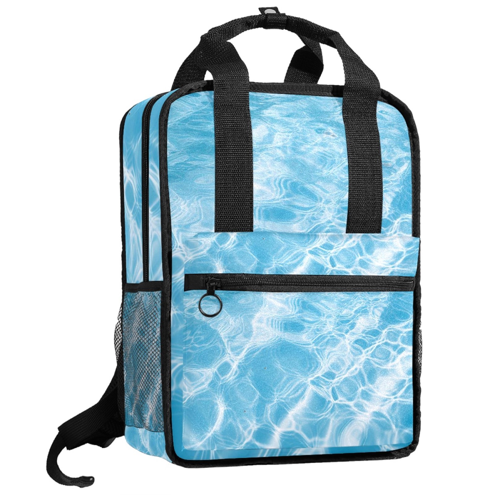 Travel Backpack,Small Backpack,Blue Water Surface Carry on Backpack ...