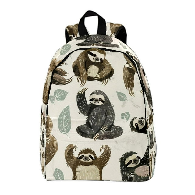 Travel Backpack,Small Backpack,Carry on Backpack,Cartoon Sloth Palm ...