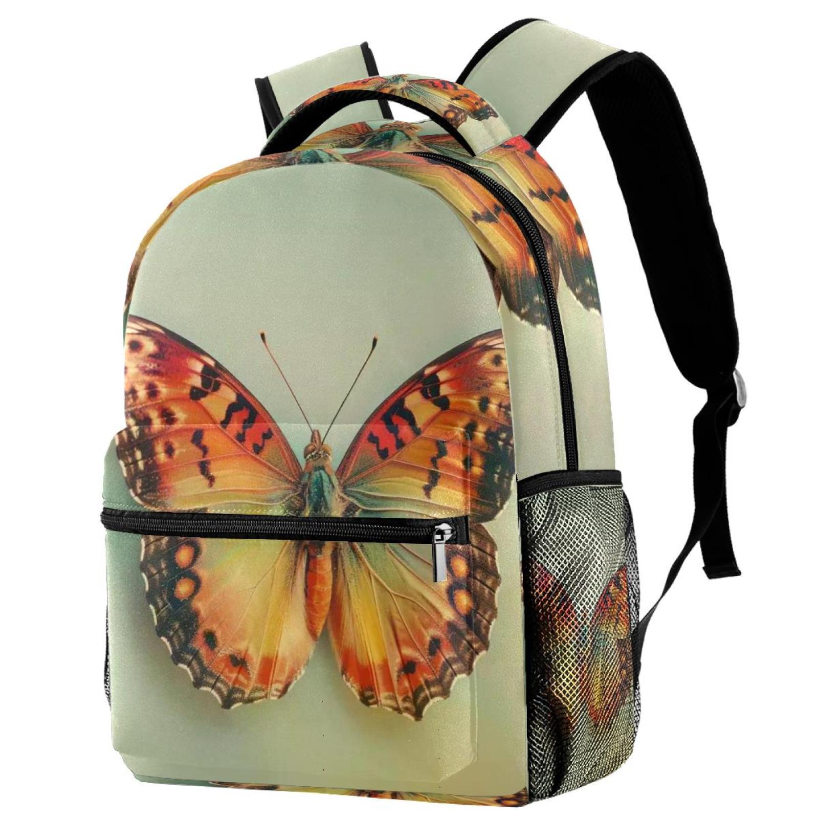 Travel Backpack Teenage Adult Butterfly Backpacks Travel School ...