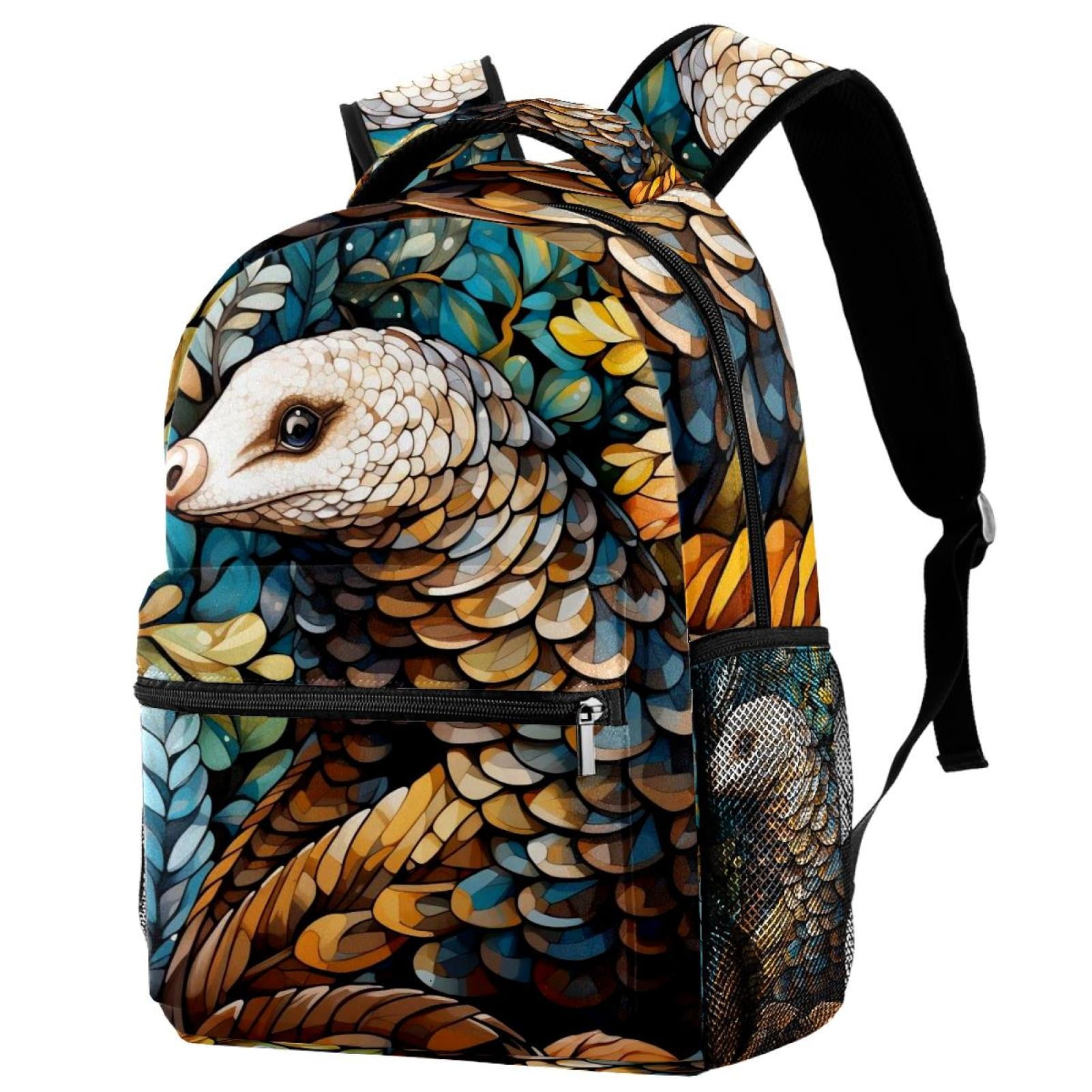 Travel Backpack Teenage Adult Pangolin Plant Backpacks Travel School ...