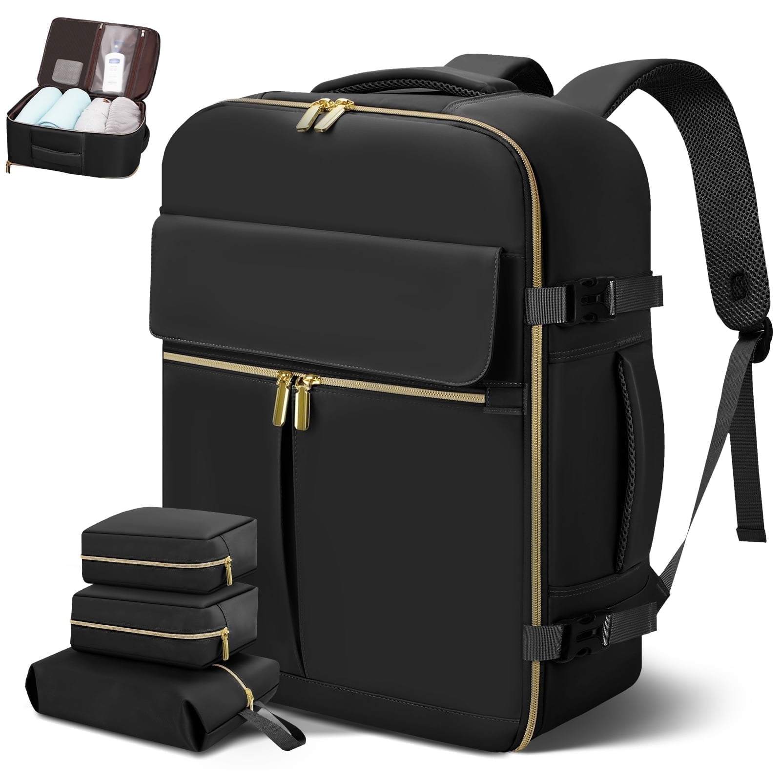 CshidWorld Travel Backpack for Women & Men, 40L Large Carry on Backpack ...