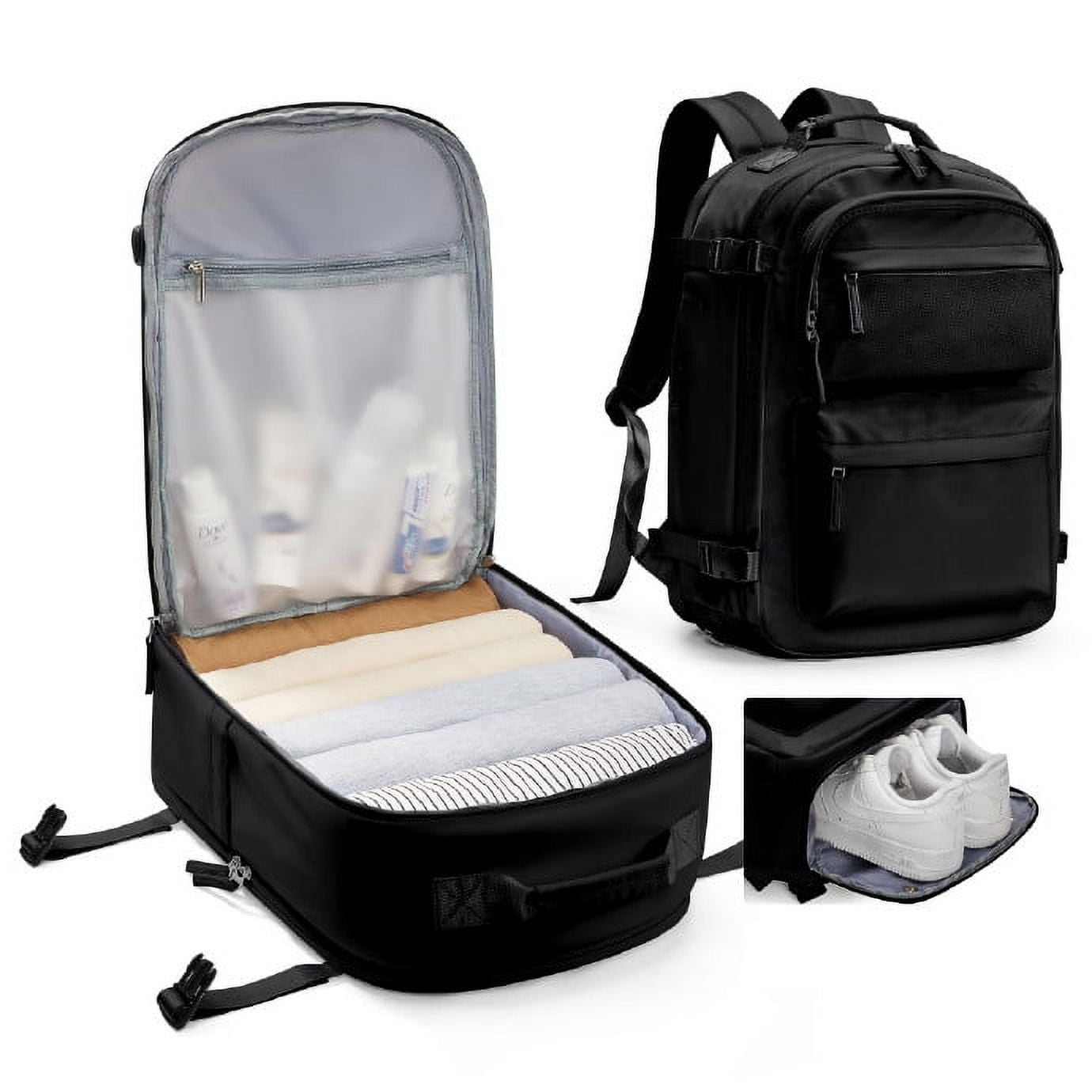 Travel Backpack for Women Men, Waterproof Carry on Backpack for ...