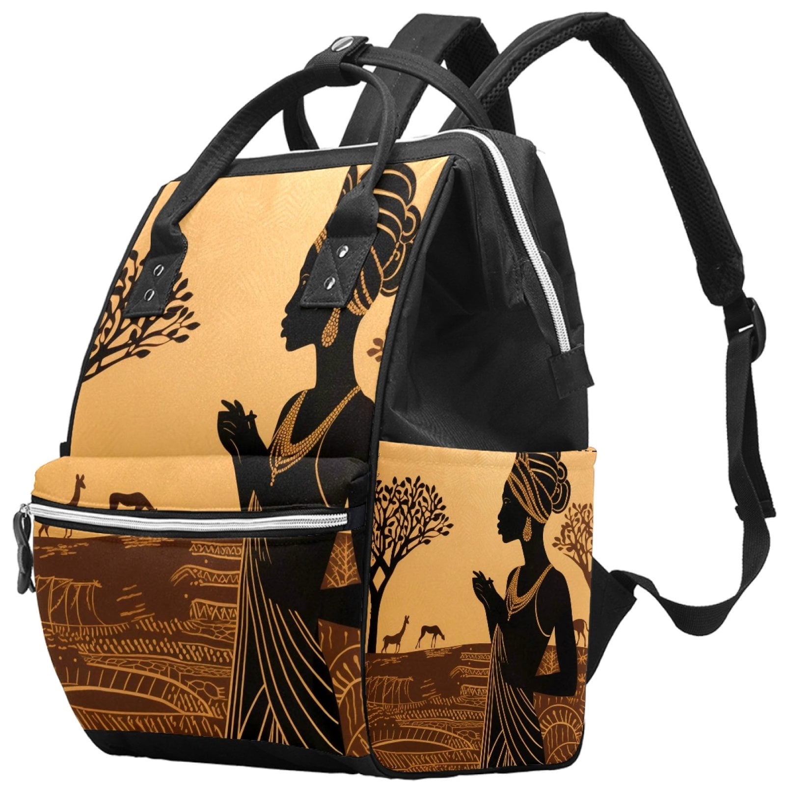 Travel Backpack,Work Backpack,African Woman Ethnicity Back Pack ...