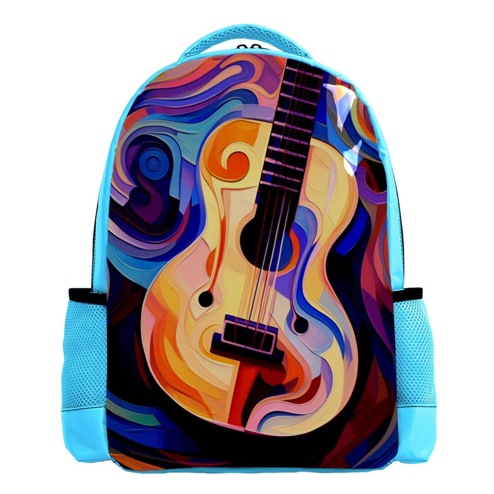 Travel Backpack for Men,Abstract Art Music Notes Guitar Backpack for ...
