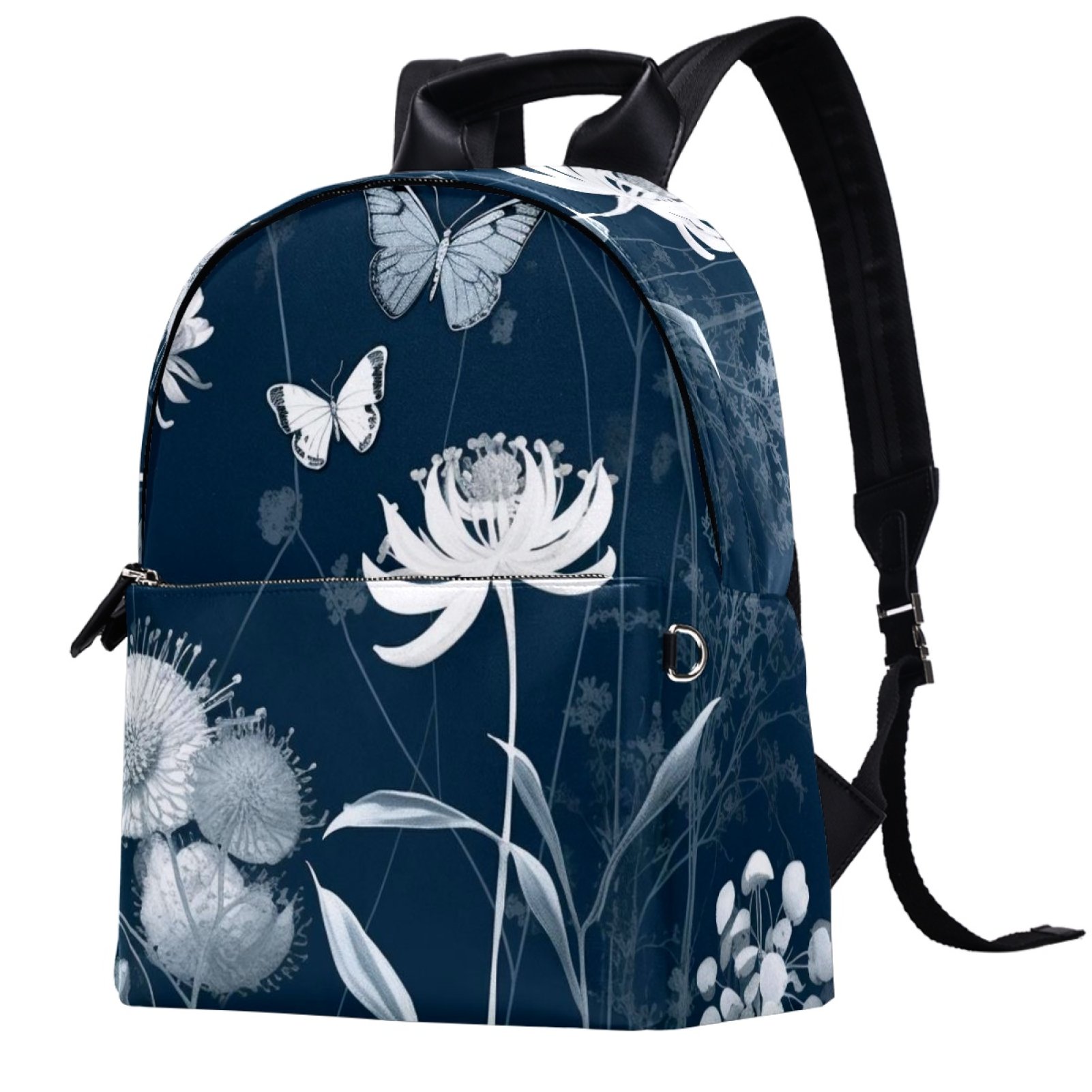 Travel Backpacks for Women,Butterfly Flower Plant Dragonfly Mens ...