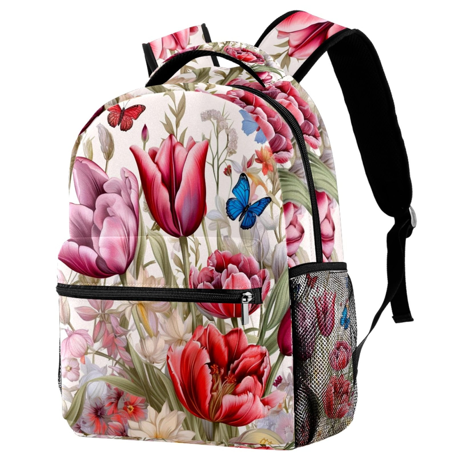 Travel Backpacks for Women,Mens Backpack,Butterfly Plants - Walmart.com