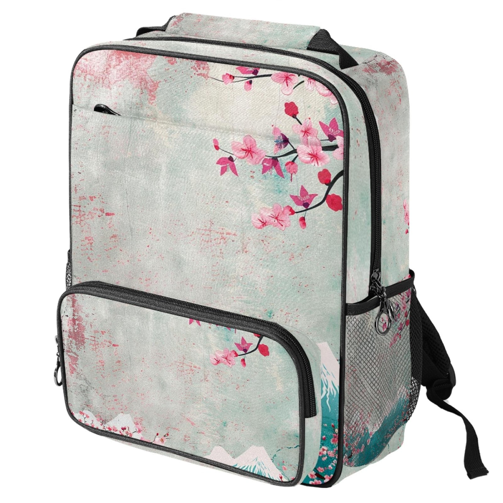 Travel Backpacks for Women,Mens Backpack,Color Japanese Mount Fuji Cherry Blossoms - Walmart.com