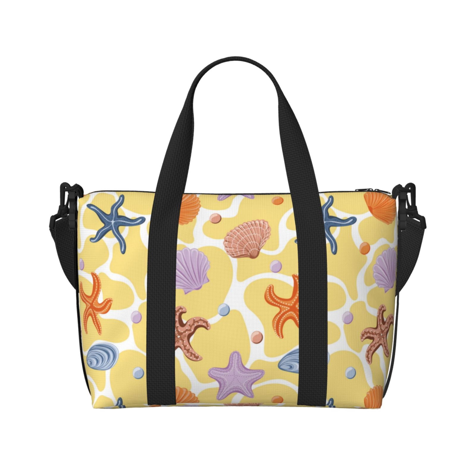 Travel Bag, Cute sea shells starfish Carry On Duffle Bags Overnight ...