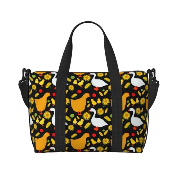 Travel Bag, Farm Goose Carry On Duffle Bags Overnight Weekender Bags ...