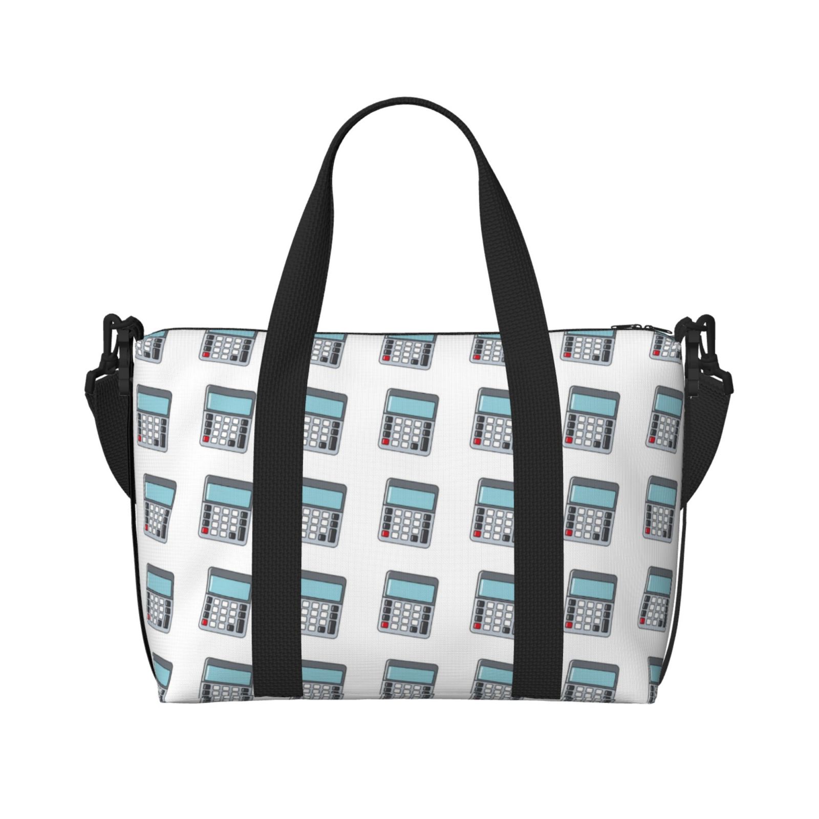 Travel Bag, Math Print calculator Carry On Duffle Bags Overnight ...