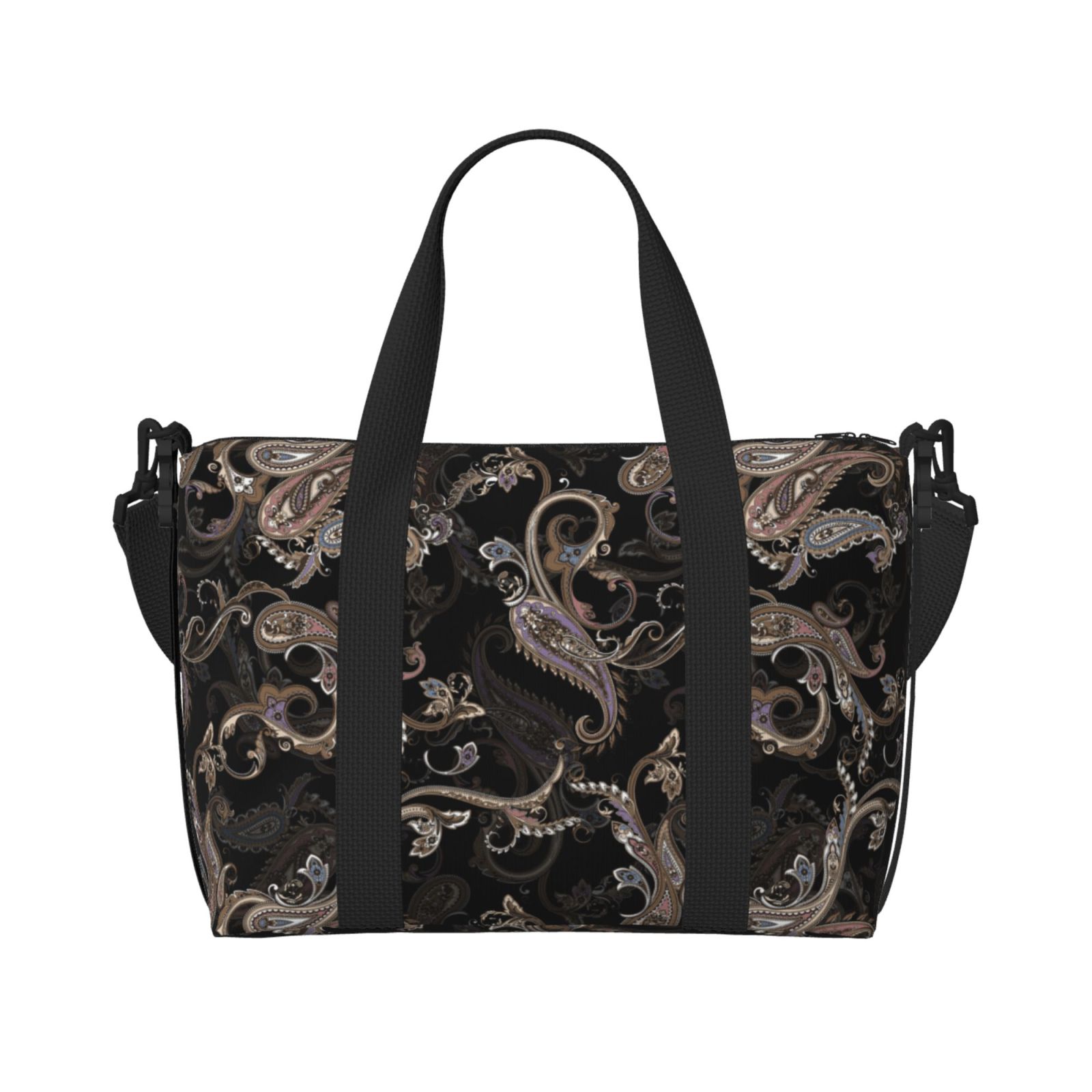 Travel Bag, Paisley Pattern No.9072 Carry On Duffle Bags Overnight ...