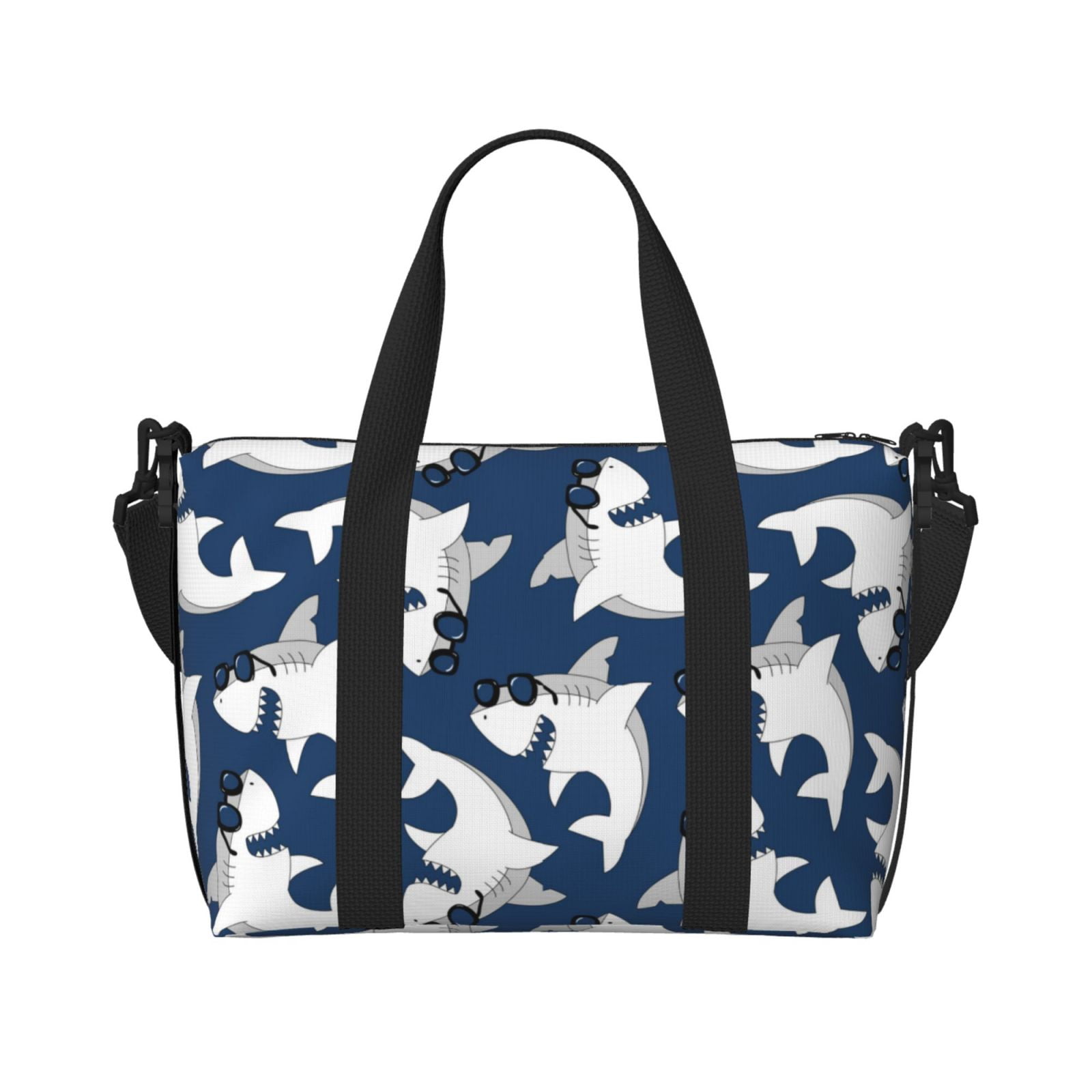Travel Bag, Shark Carry On Duffle Bags Overnight Weekender Bags for ...
