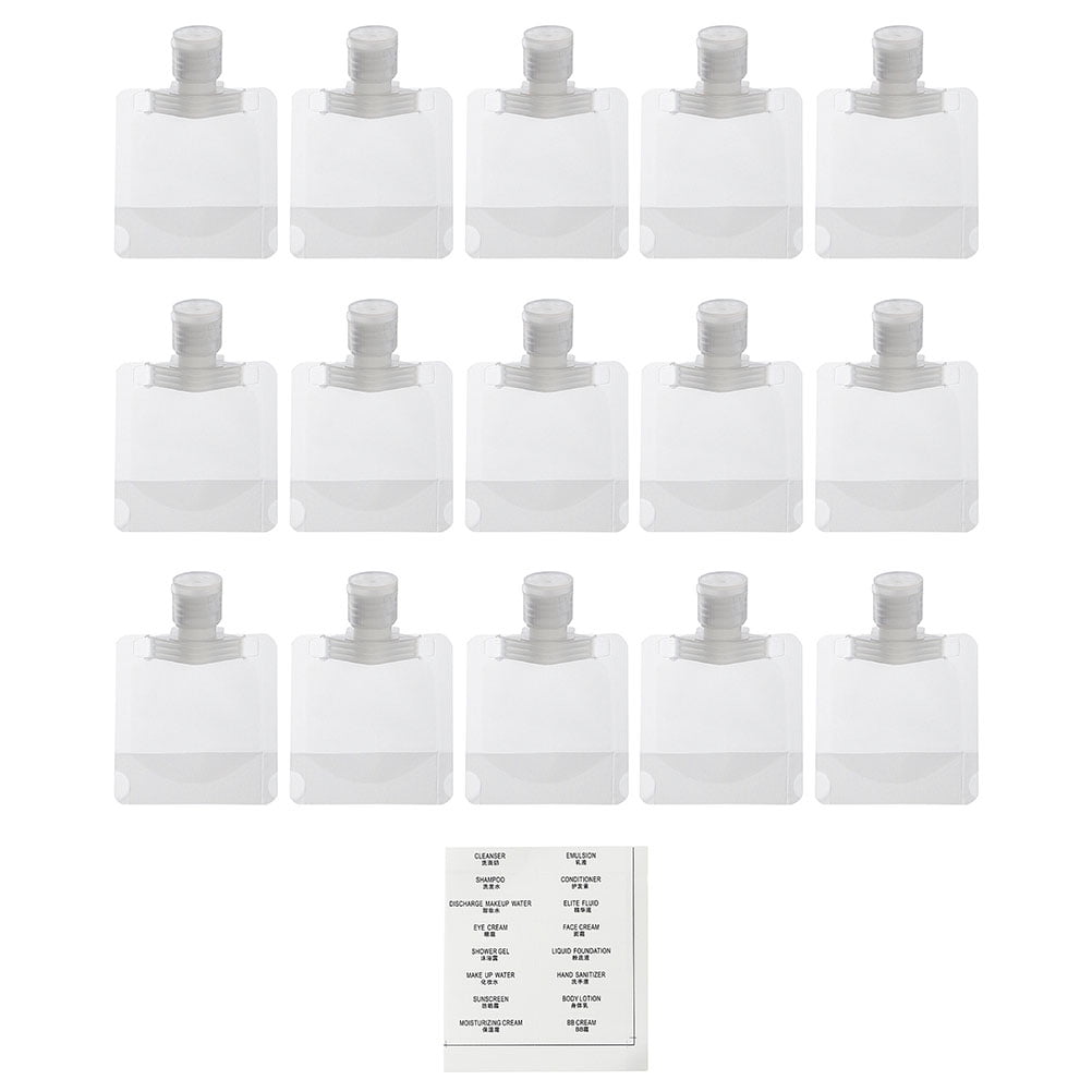 Travel Bag Storage Pouch Empty Shampoo Bags Makeup Size Body Wash Women ...