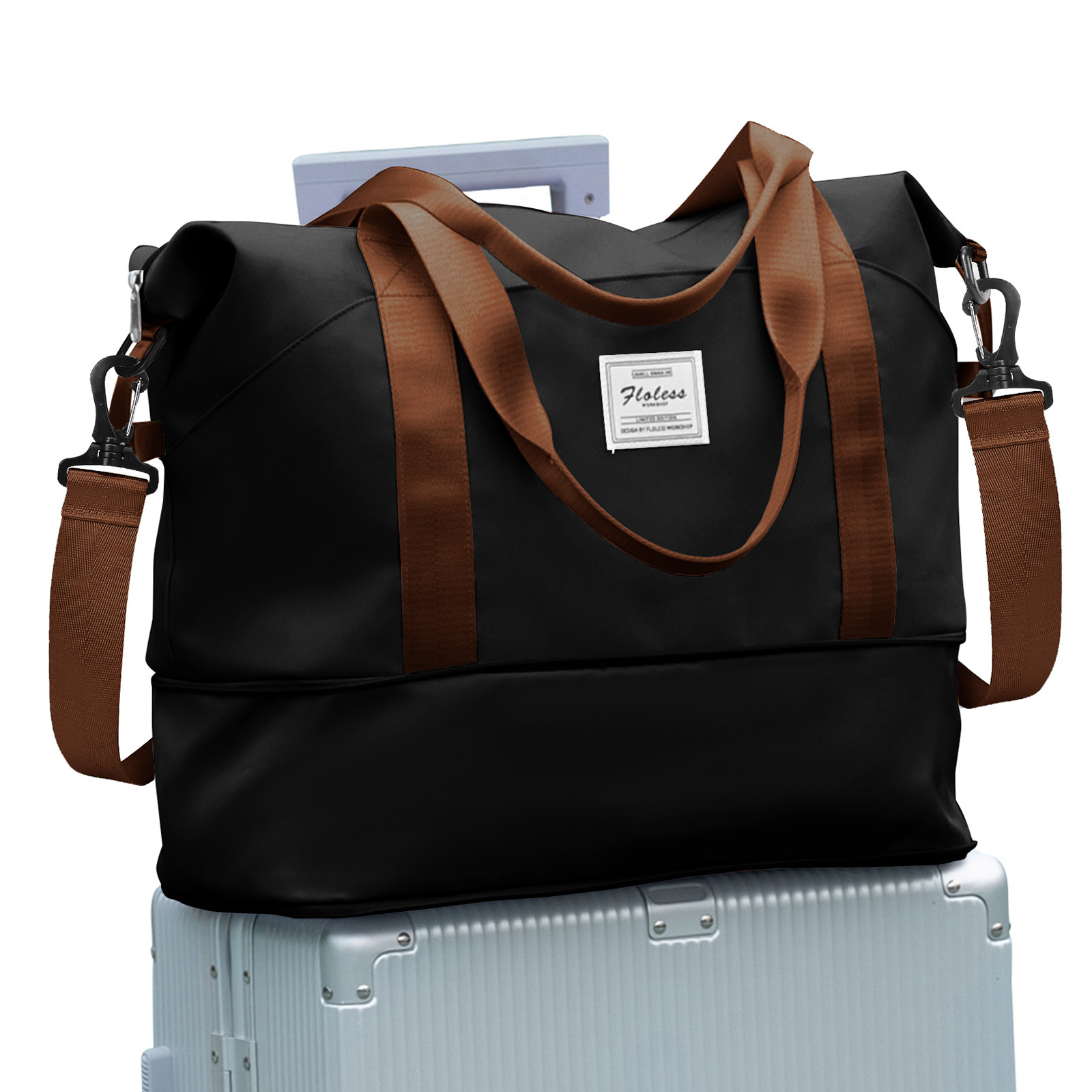 Travel Bag,Waterproof Duffel Gym Tote Bag,weekender bag On Overnight ...