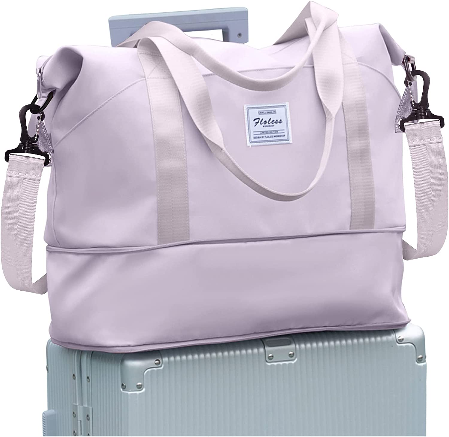 Travel Bag,Waterproof Duffel Gym Tote Bag,weekender bag On Overnight ...