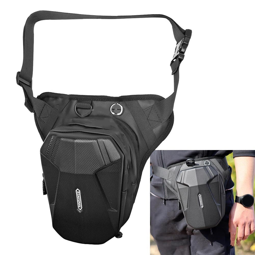 Travel Bag Waterproof Motorcycle Waist Leg Bag Men Hip Bum Pack Leg ...