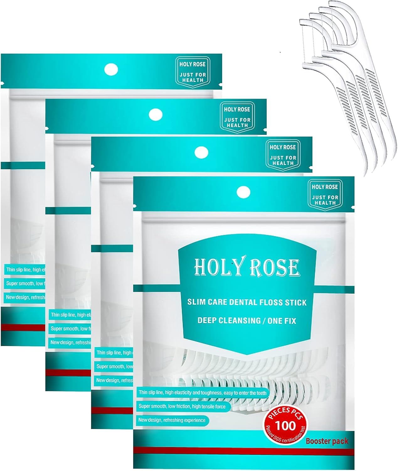 Travel Bagged Floss Dental Picks,Ultra Fine Adult Floss Sticks, Refill ...