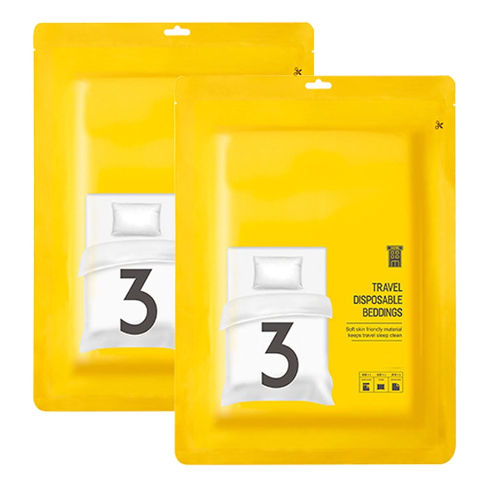 Travel Bedding Kit for a Refreshing Night's Rest, Disposable Bed Sheets ...