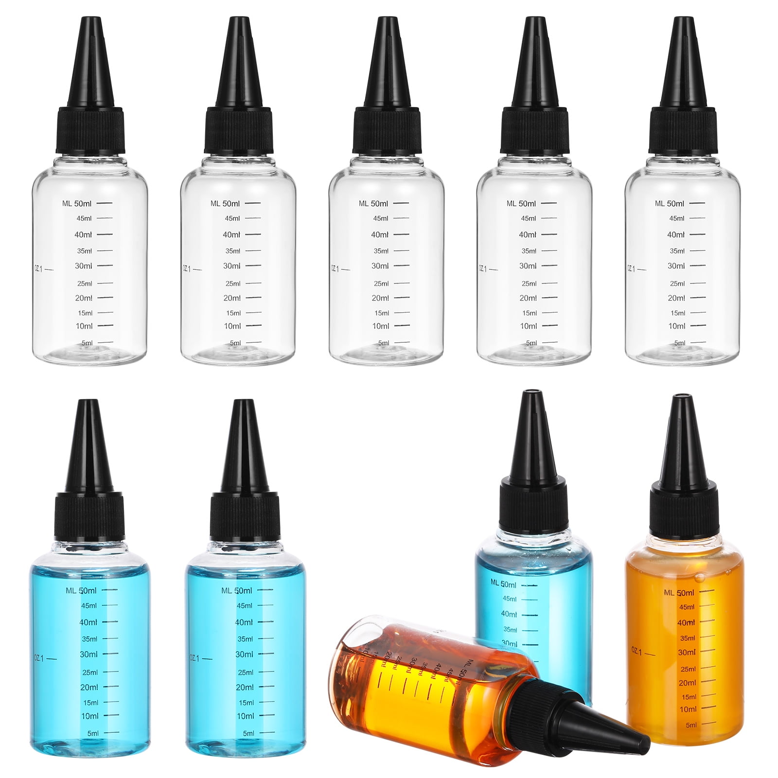 Travel Bottle With Scale,1 Package of 50ML Transparent Portable Travel ...