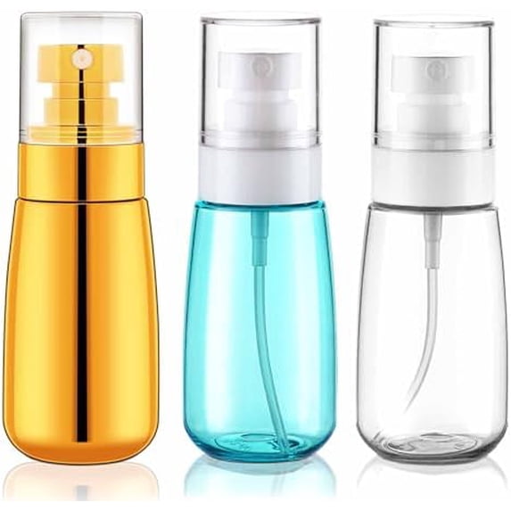Travel Bottle TSA Approved 3 Pack 2oz 60ml Leak Proof Fine Mist Bottle ...