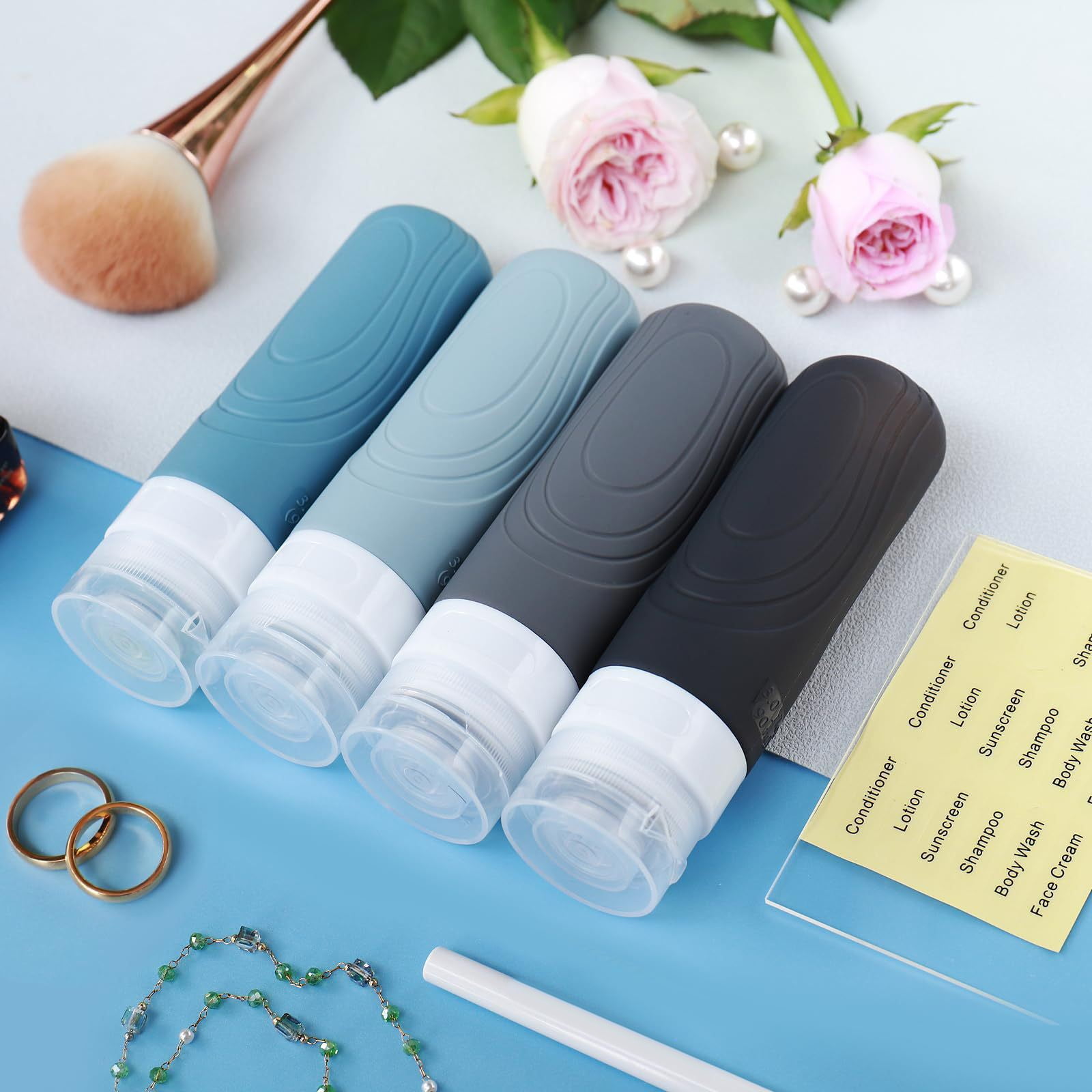 Travel Bottles For Toiletries Shampoo Containers Travel Size Travel ...