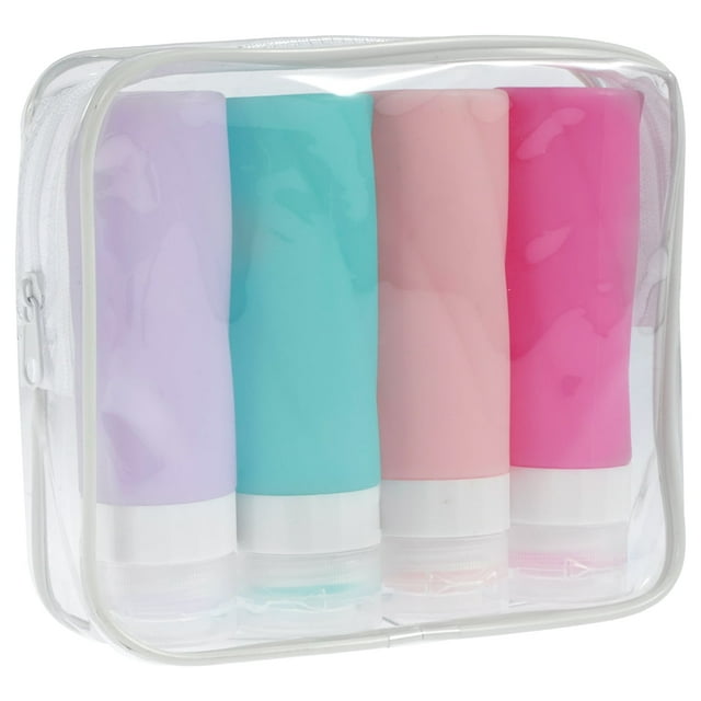 Walmart Travel Bottles Set, 3oz Airline Approved, Leakproof, BPA Free ...