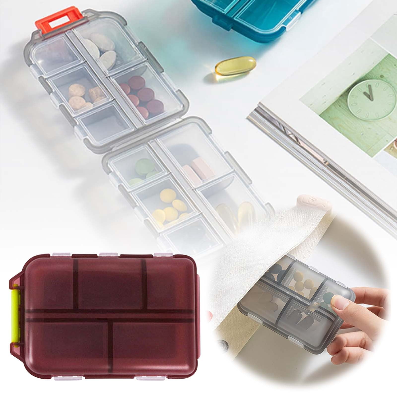 Travel Box With Labels Organizer With Labels Travel Daily Container ...