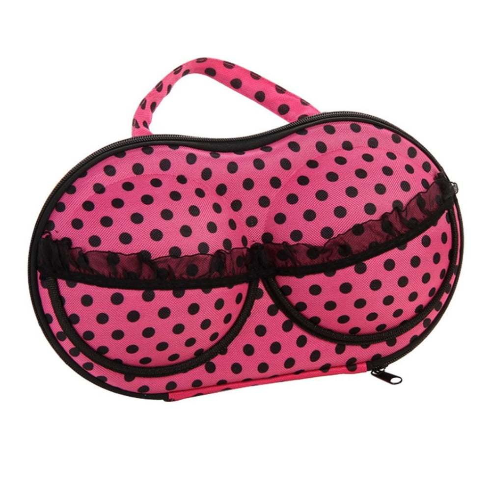 Travel Bra Underwear Organizer, Portable Bra Storage Case with Net ...