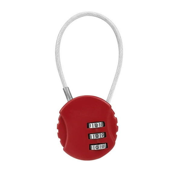 Travel Cable Lock Resettable Multi-purpose Bag Lock Suitcase Luggage ...