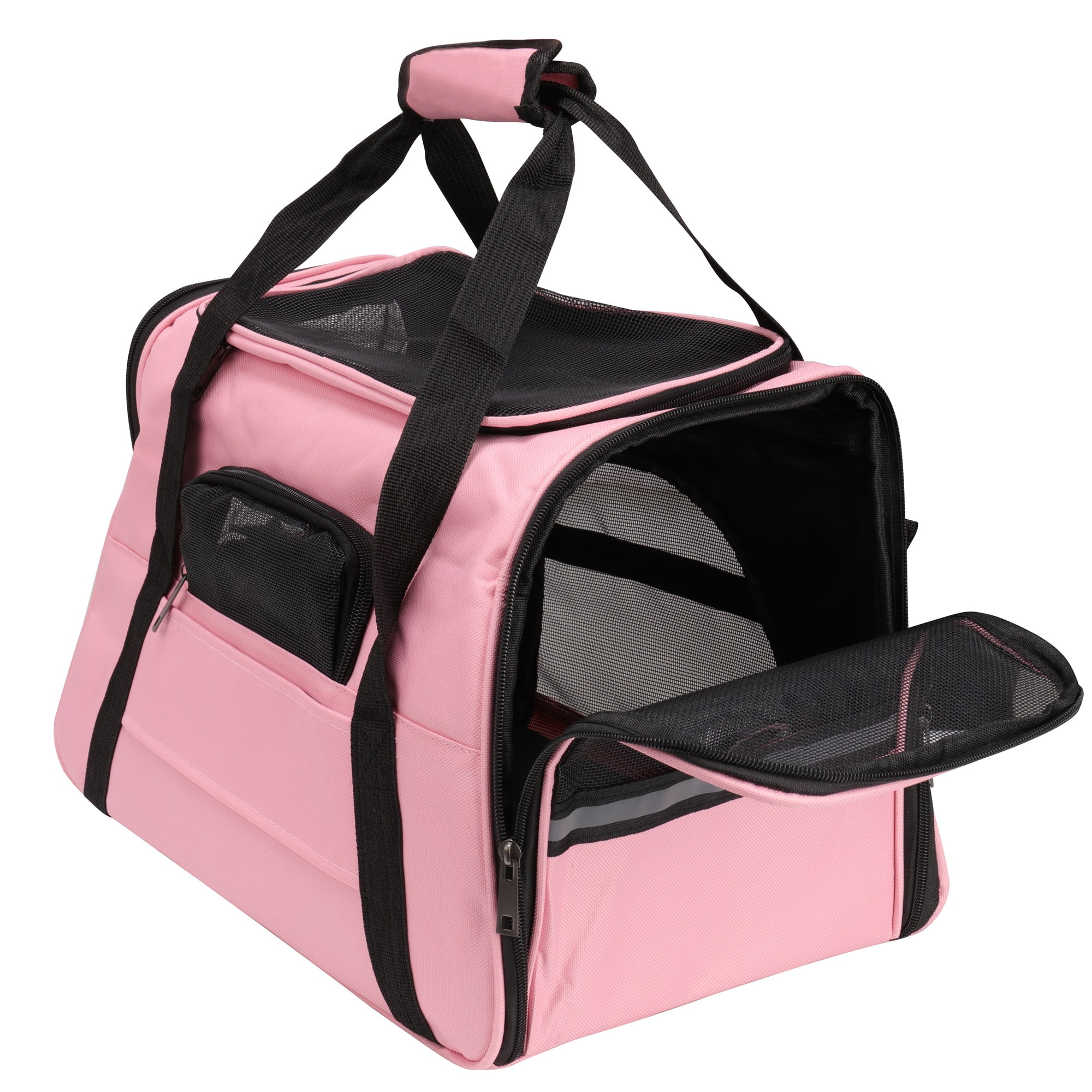 Travel Carrier Bag Soft-Sided Pet Travel Carrier for Cats Dogs Puppy ...