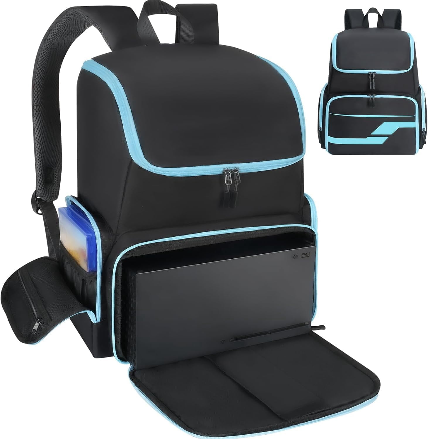 Travel Carrying Backpack Compatible with Xbox Series X/S, Travel Bag ...