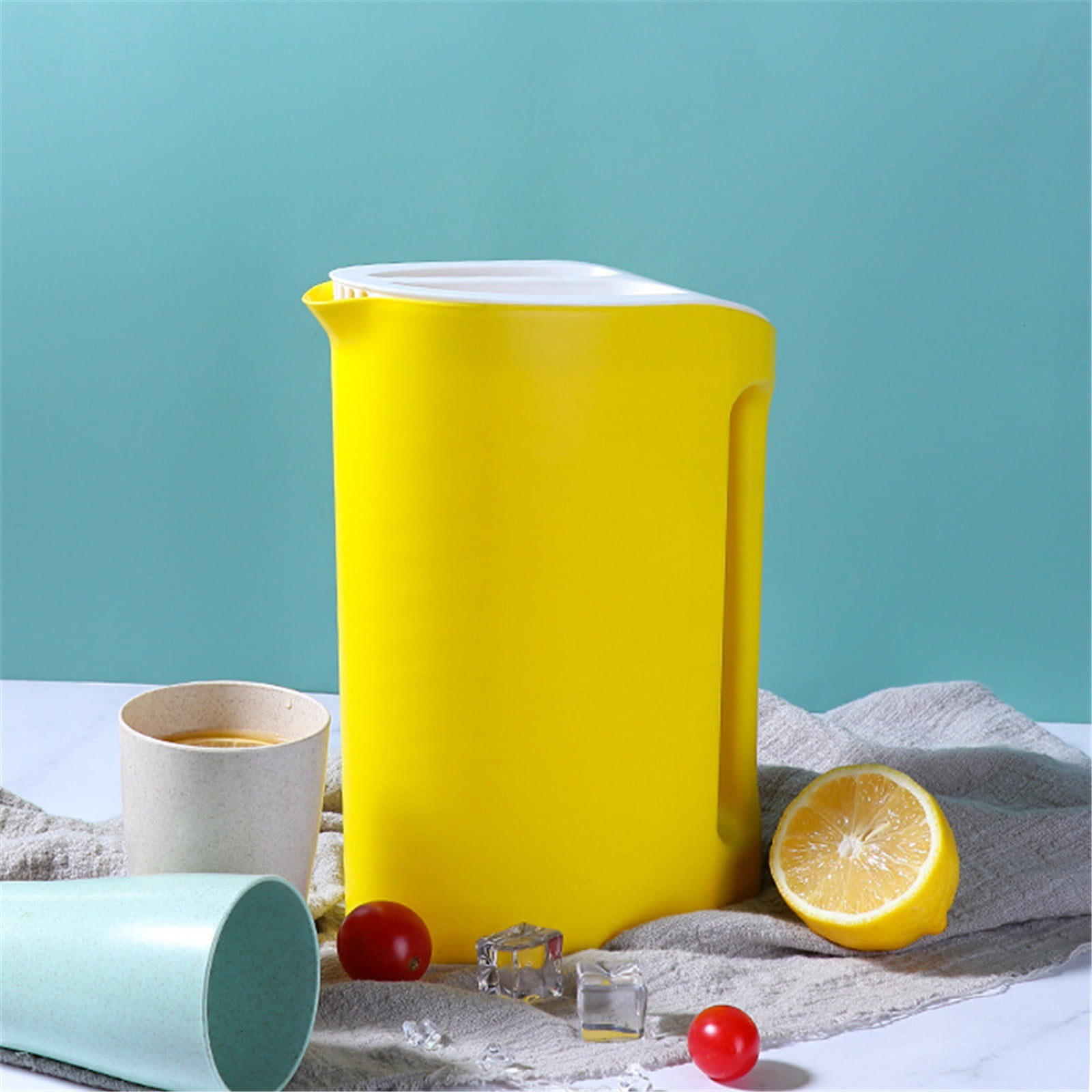 Travel Cereal Bowl And Milk Container 2200ml Water Pitcher With Lid ...