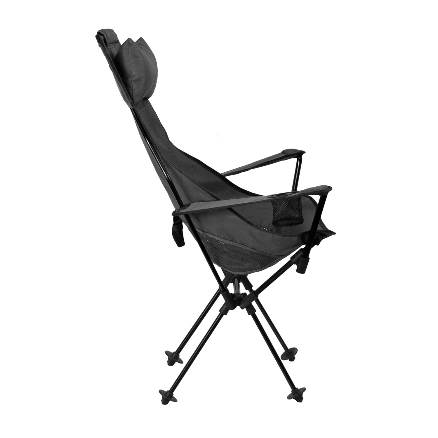 TravelChair Koala Chair, Black Finish, Foldable Lightweight Design ...