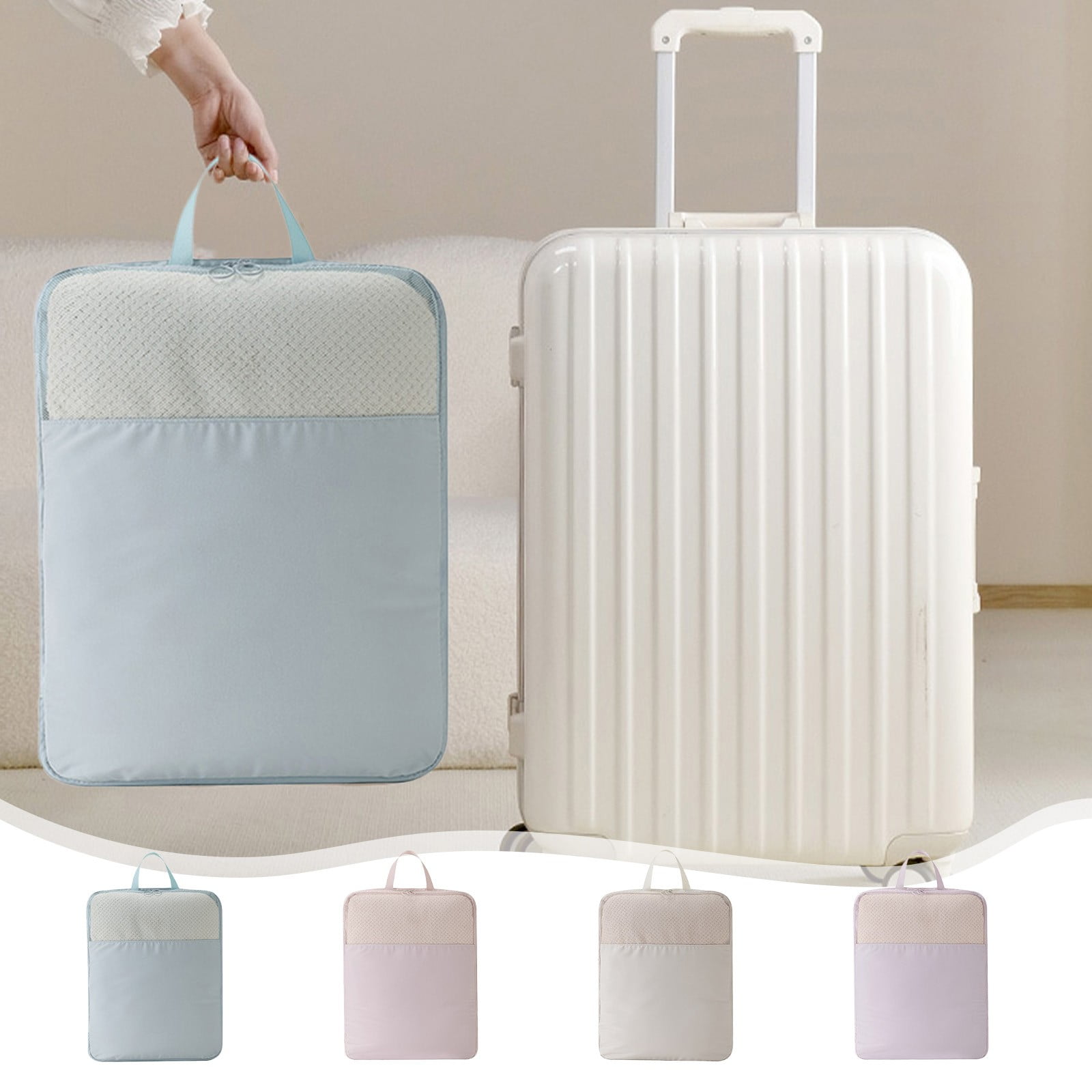 Travel Clothes Compression Bag, Portable Wardrobe Organizer, 20L ...