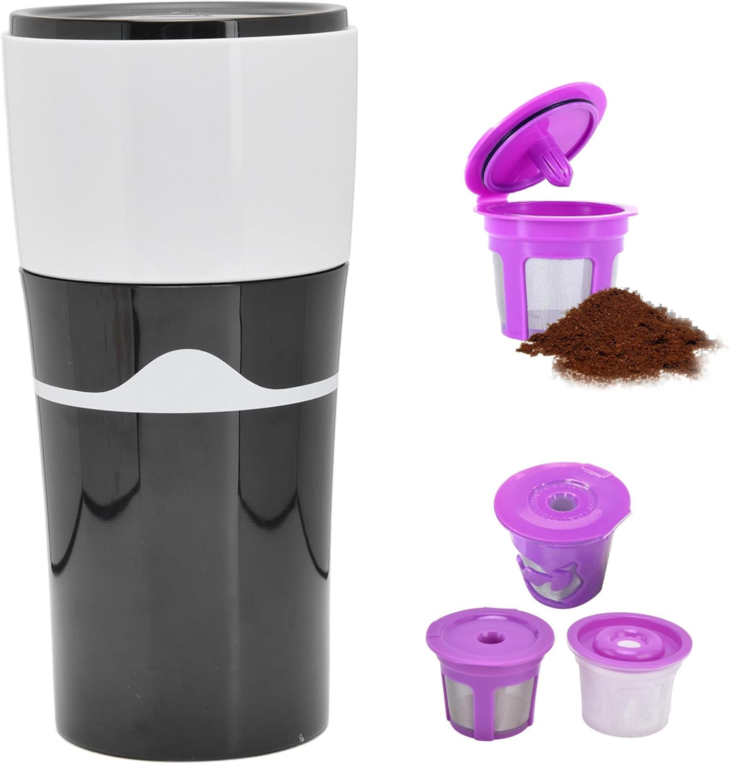Travel Coffee Maker : Drip Coffee Maker Compatible with Coffee Capsules ...